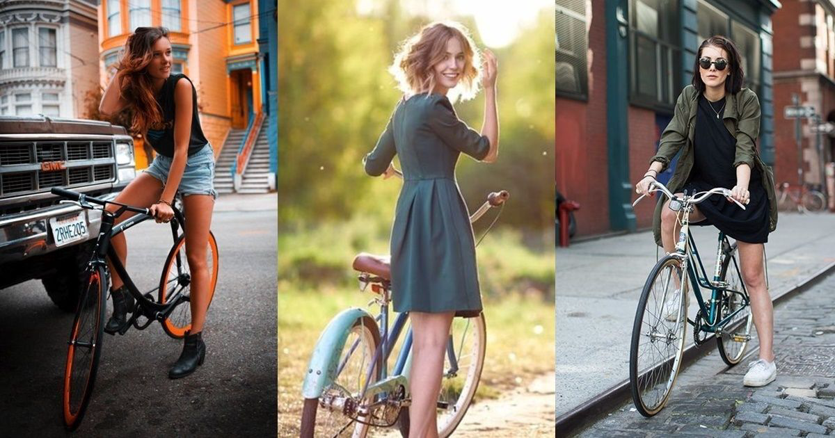 30 idea โพสท่า 'ถ่ายรูปคู่จักรยาน' สุดชิค | บทความของ Catzania | SistaCafe ครบเครื่องเรื่องบิวตี้
