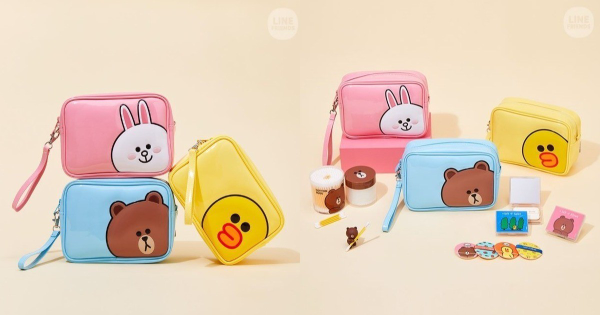 กระเป๋าเครื่องสำอางทรงหมอนน่ารักๆ 'Beauty Tools' จาก Line Friends ออก ...